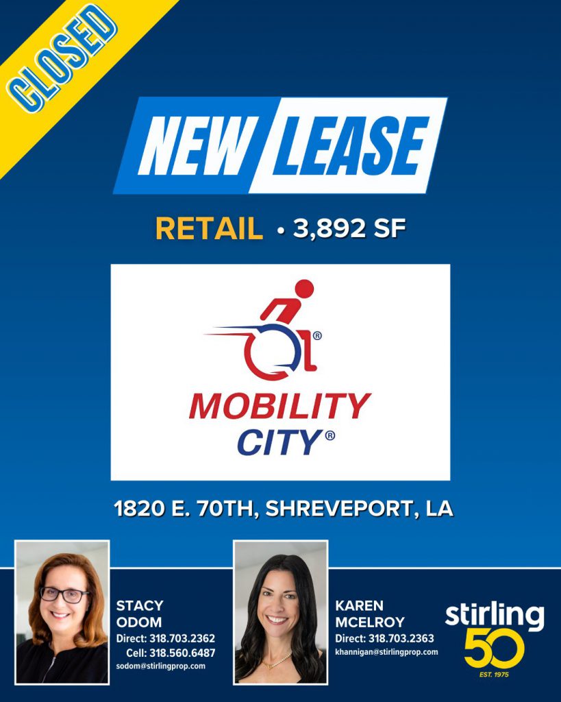 New to Shreveport - Mobility City! | Stirling