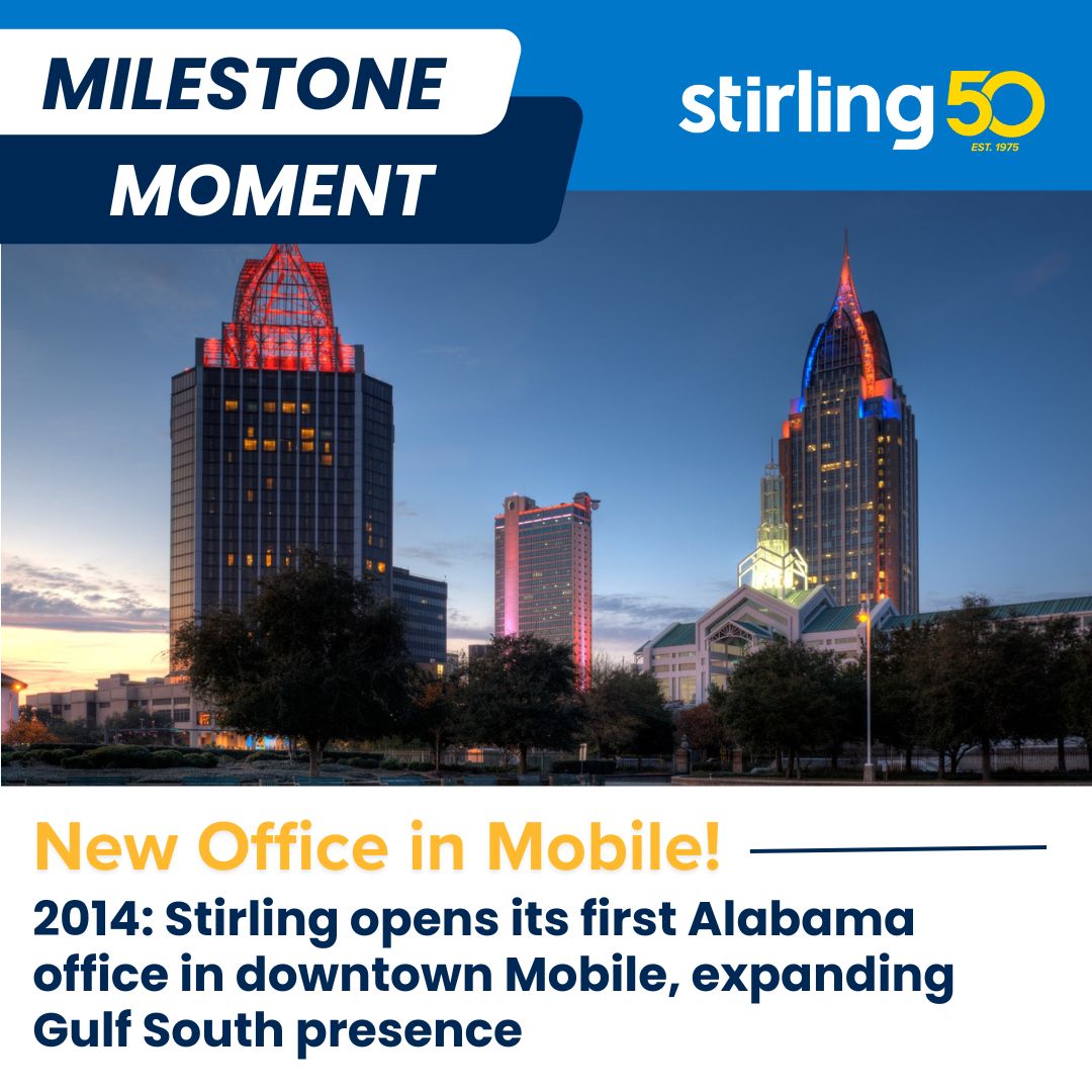 Stirling Expands Into Alabama | Stirling