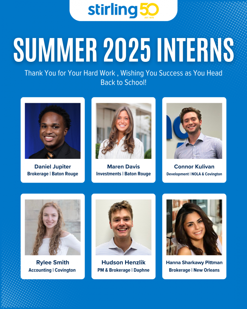 Thank You, Summer 2025 Interns! - Stirling