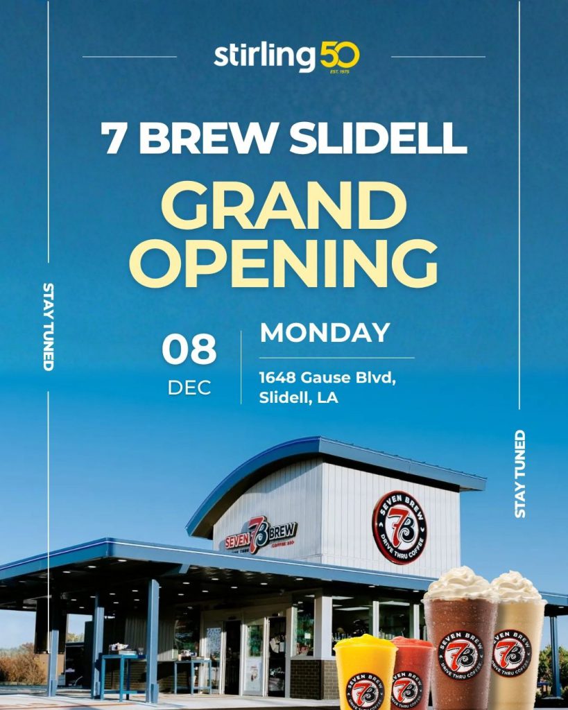 7 Brew Slidell Opening Soon | Stirling