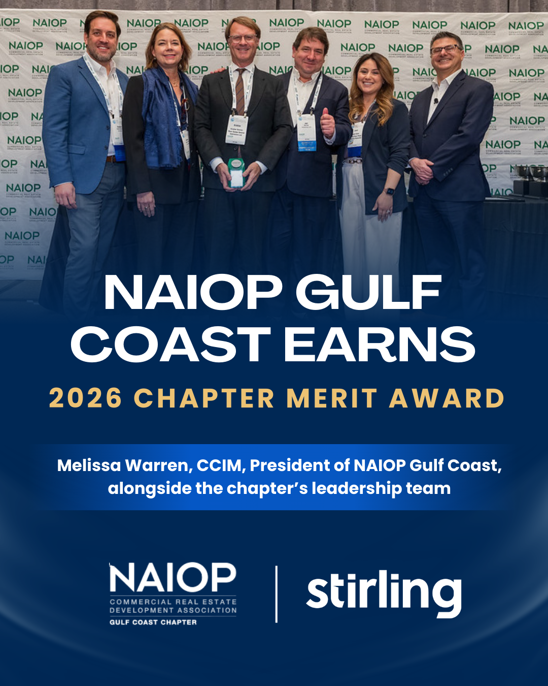 NAIOP Gulf Coast Earns 2026 Chapter Merit Award | Stirling